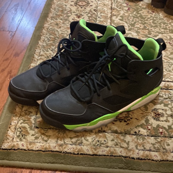 Jordan | Shoes | Jordan Flight Club 9 Black Green Strike | Poshmark